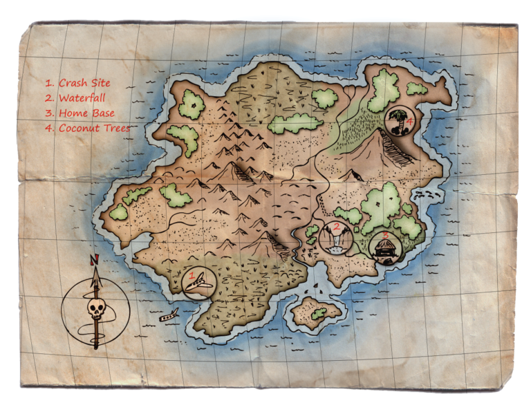 Lost Island Map – Aaron