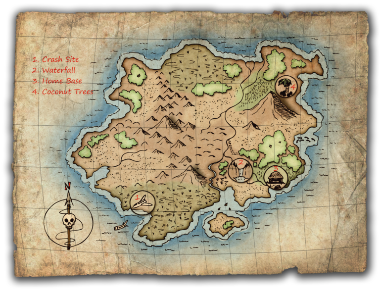 Lost Island Map – Aaron